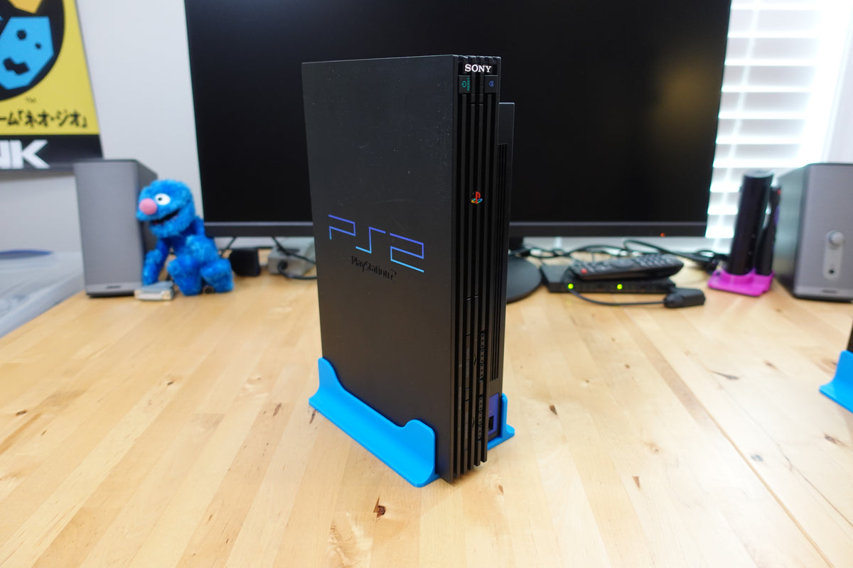 PlayStation 2 Fat and Slim Vertical Stands – Retro Frog